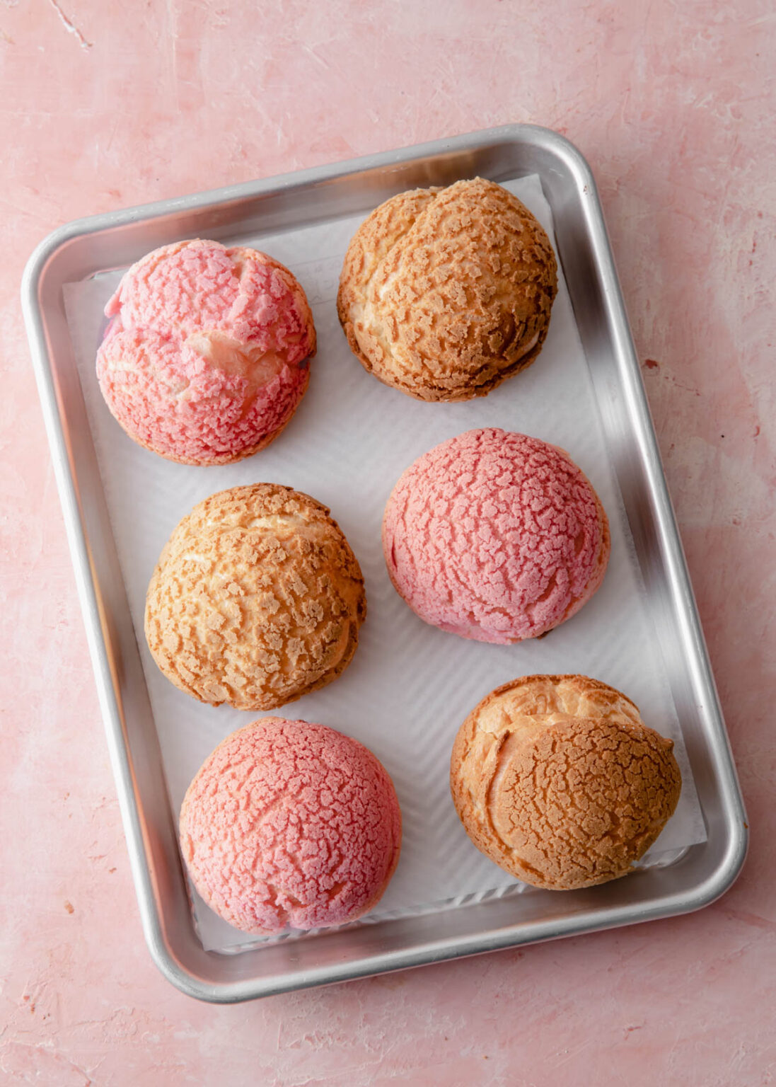 Raspberry Rose Choux Cream Puffs - Style Sweet