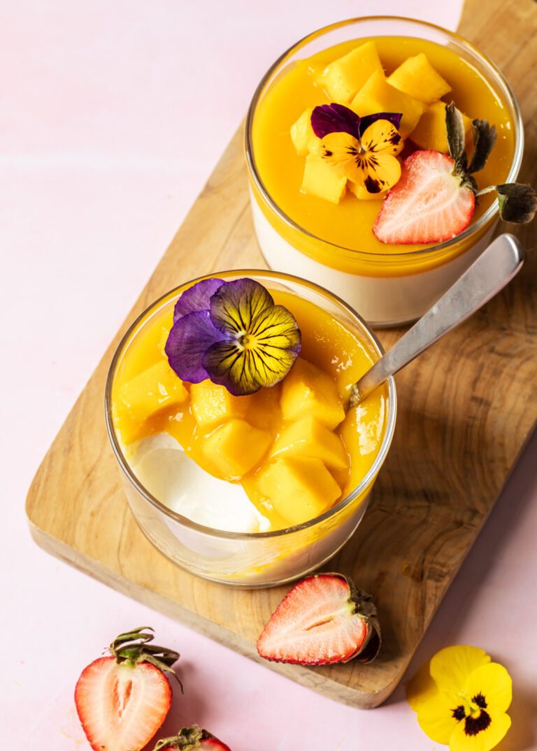 Mango Panna Cotta - Style Sweet