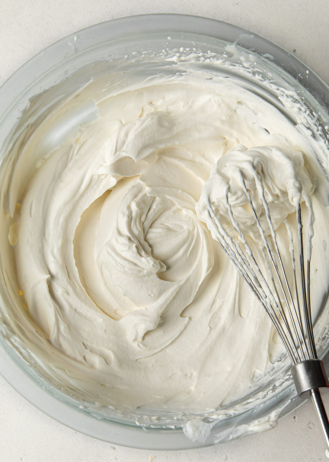Stabilized Whipped Cream with Cream Cheese - Style Sweet