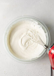 Stabilized Whipped Cream with Cream Cheese - Style Sweet